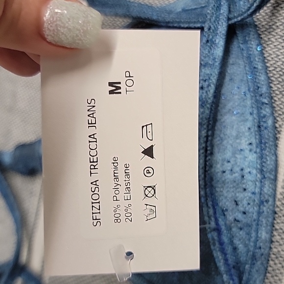 MIRTYLLA | Swim | Mirtylla Sfiziosa Treccia Jeans Bikini | Poshmark